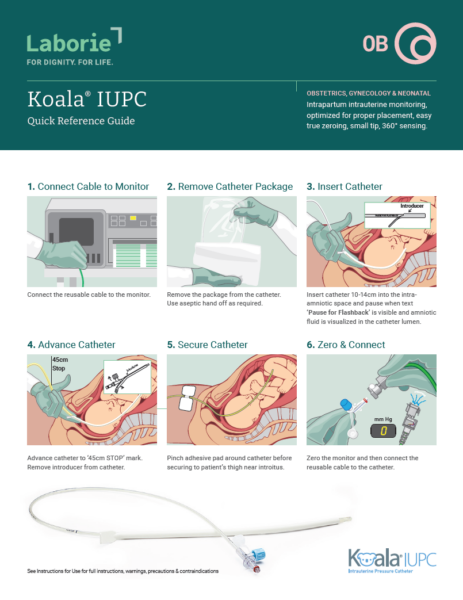 Koala® Intrauterine Pressure Catheter - Laborie