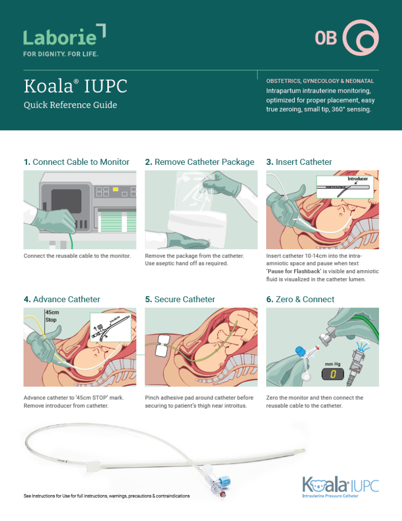 Koala® Intrauterine Pressure Catheter - Laborie