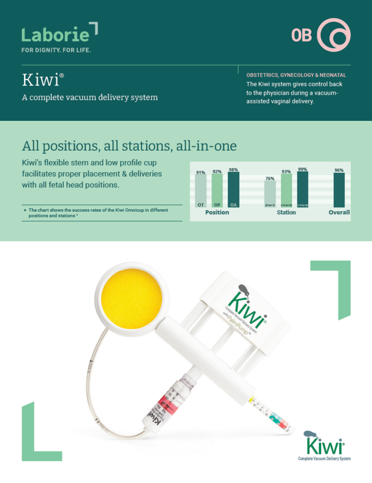 Kiwi® Complete Vacuum Delivery System - Laborie