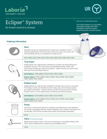 Eclipse™ System for Bowel Control for the Treatment of Fecal ...