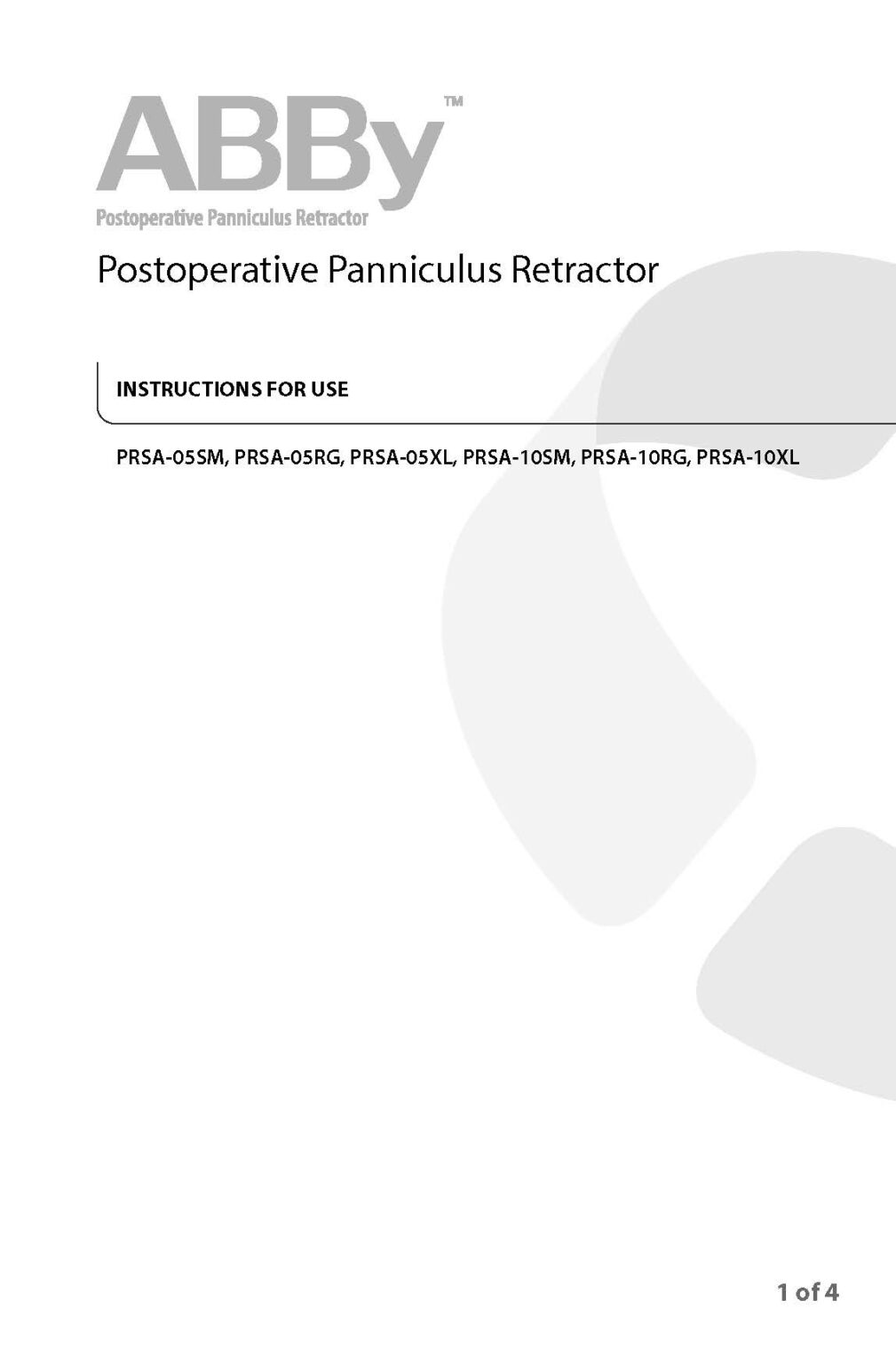 ABBy™ Postoperative Panniculus Retractor - Laborie